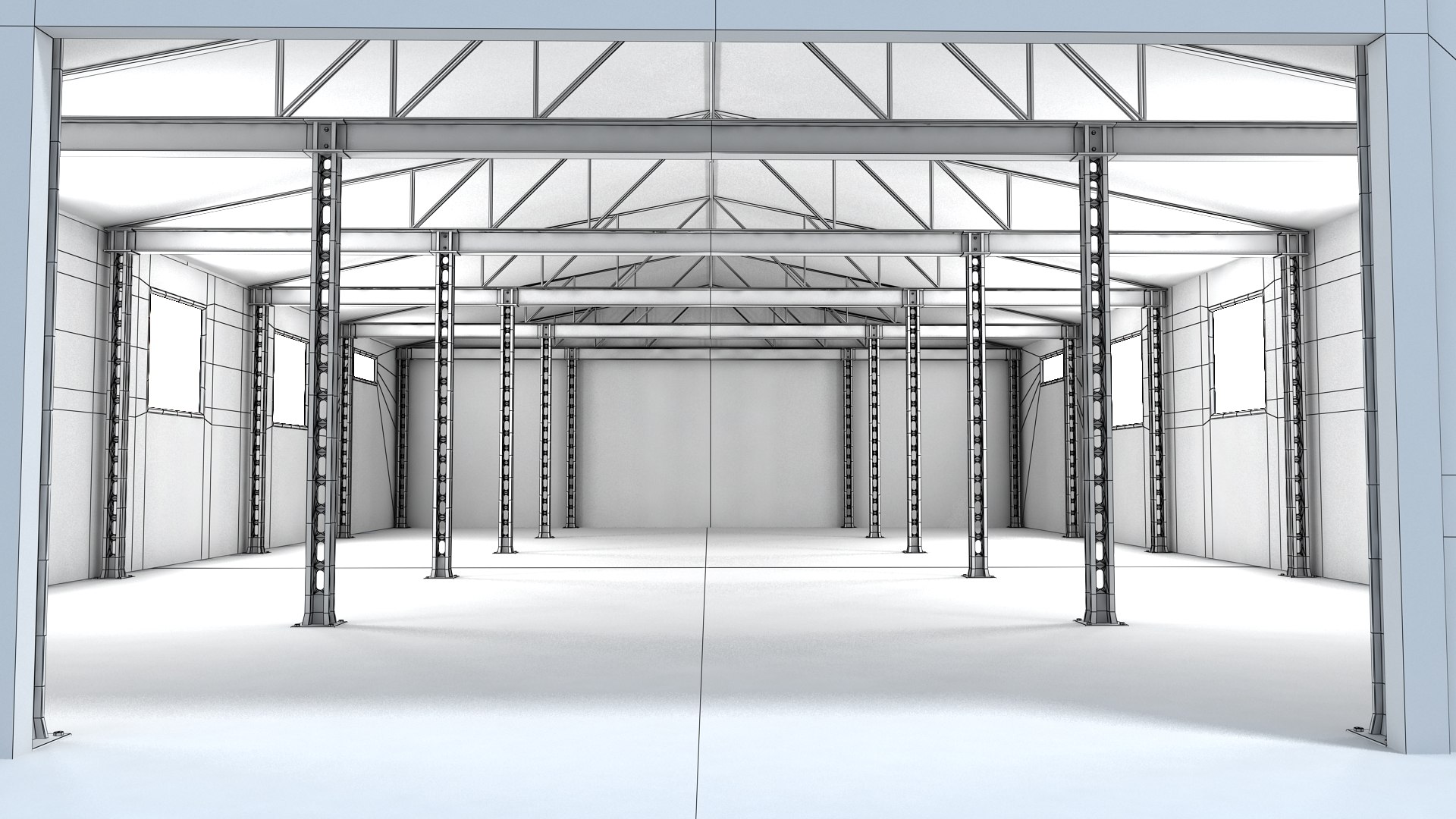 3D model warehouse hangar - TurboSquid 1661844