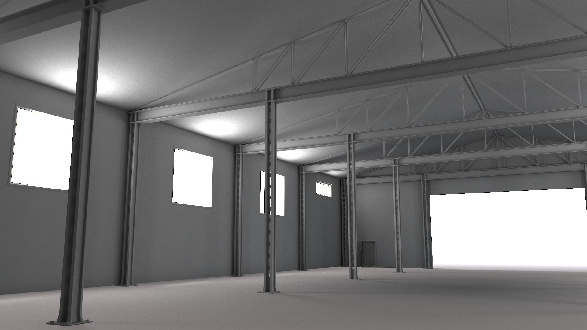 3D model warehouse hangar - TurboSquid 1661844