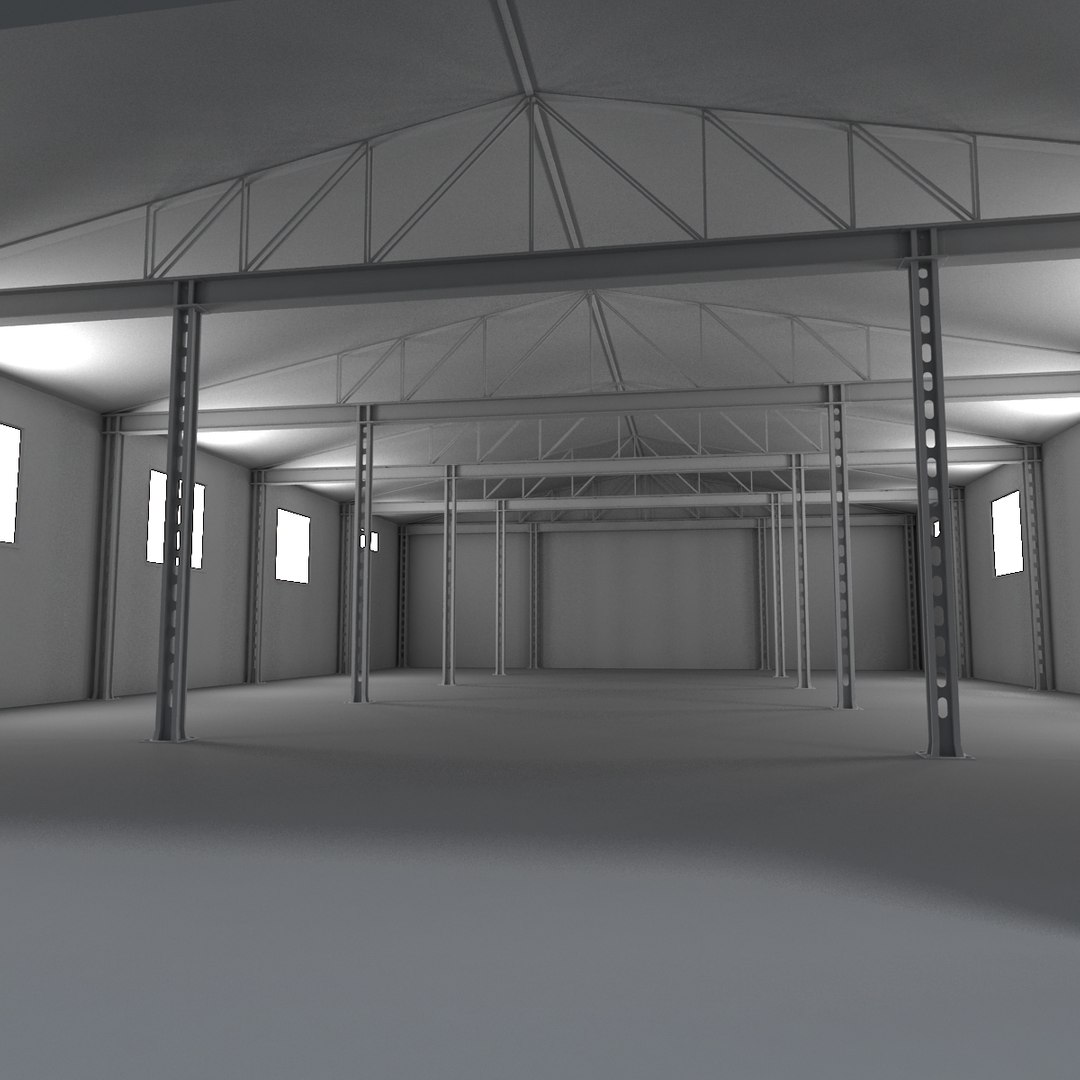 3D model warehouse hangar - TurboSquid 1661844