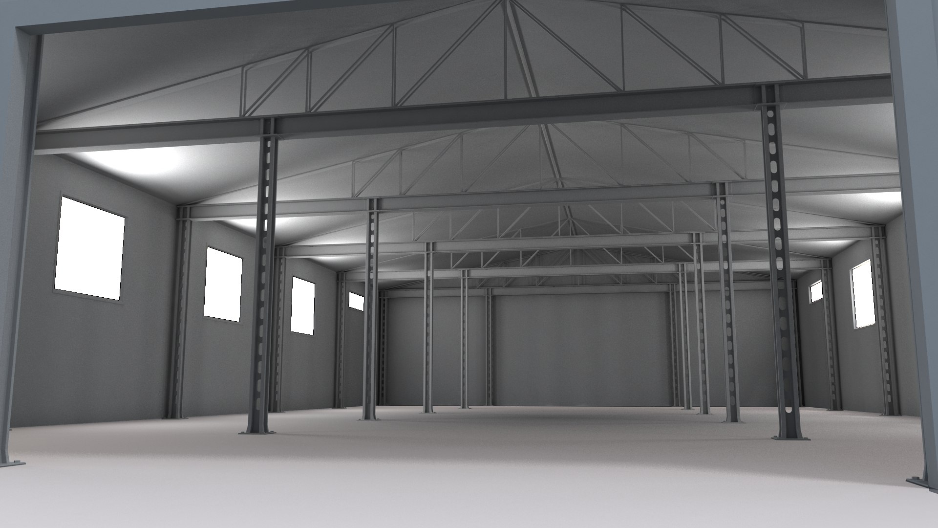 3D model warehouse hangar - TurboSquid 1661844