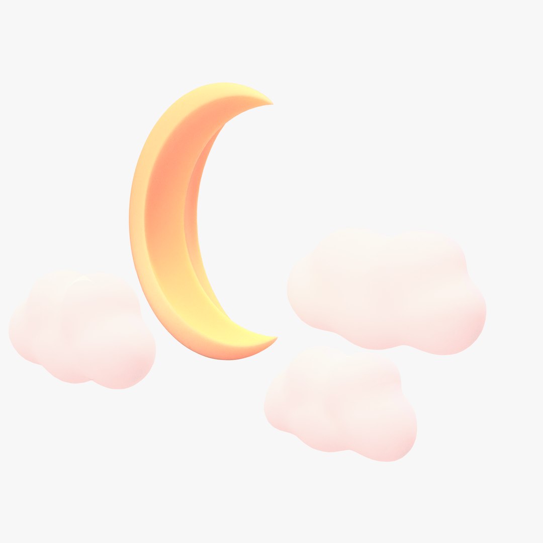 3D Stylized Moon - TurboSquid 2095912