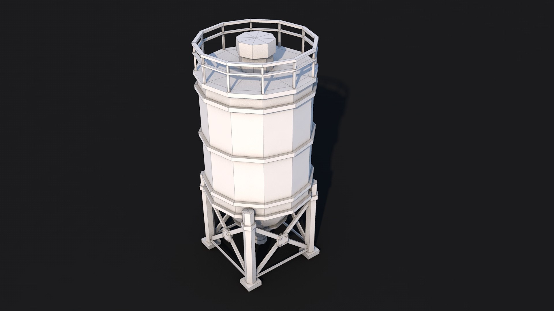 Industrial Storage Tank Model - TurboSquid 2215713