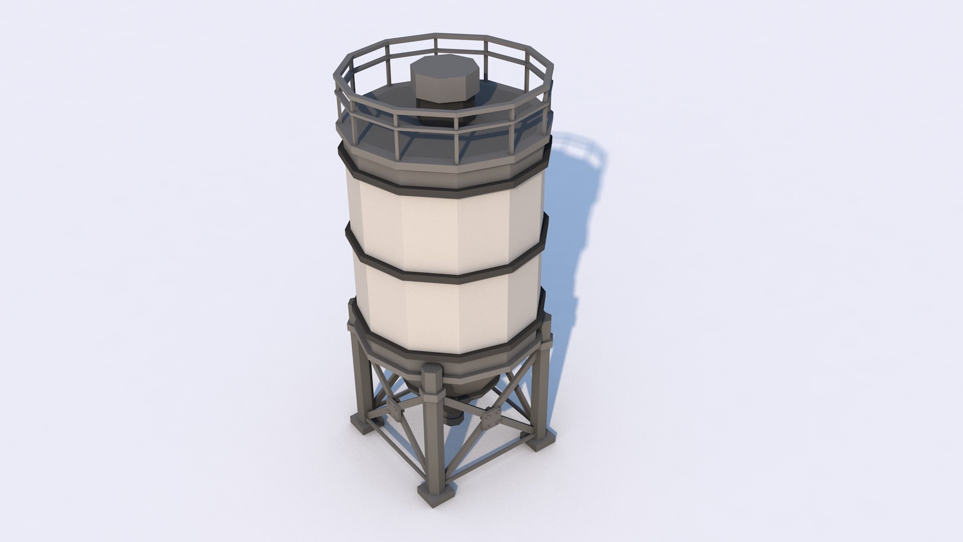Industrial Storage Tank Model - TurboSquid 2215713