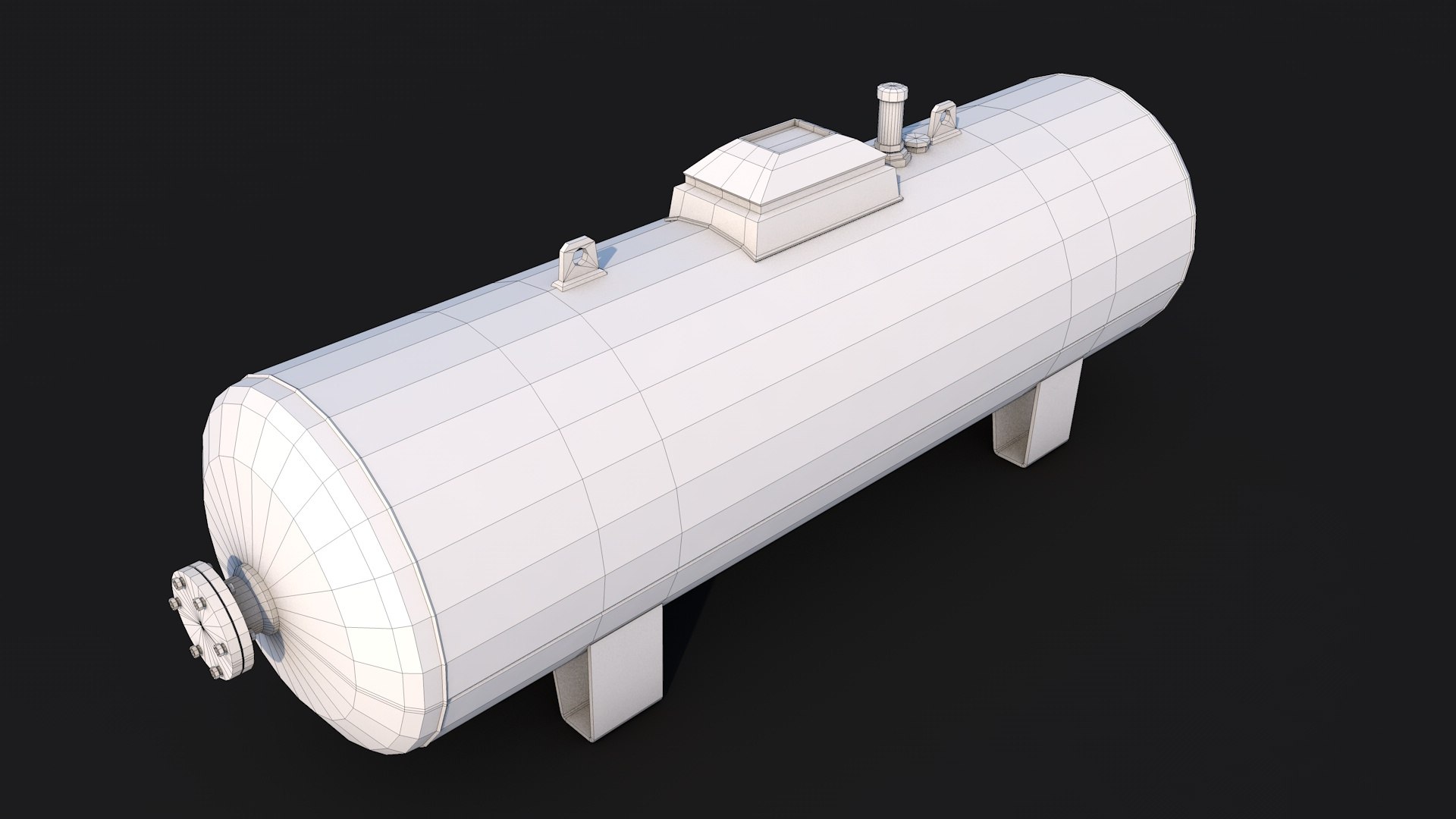Industrial Storage Tank Model - TurboSquid 2215713