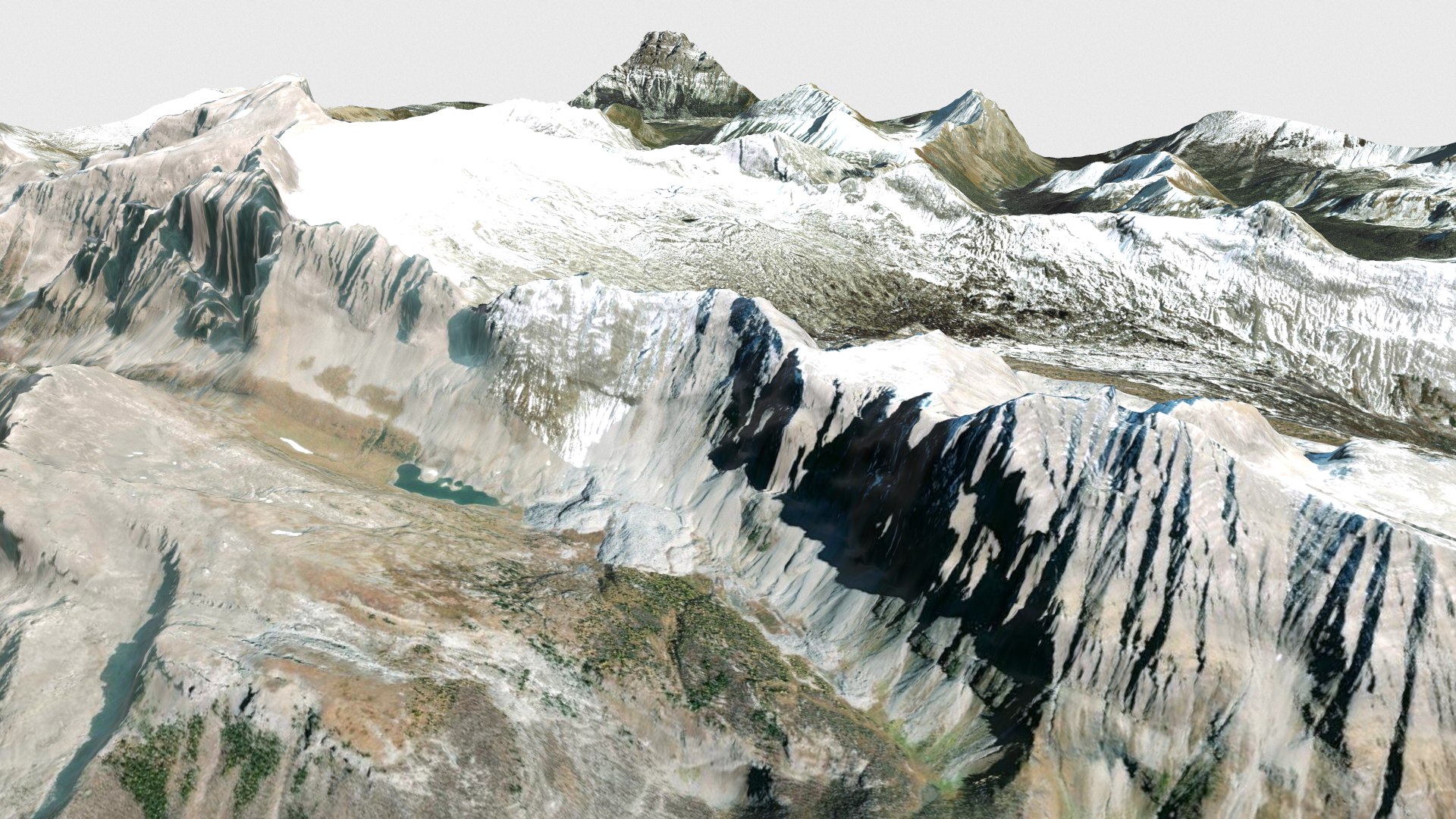 3D model Mount Abruzzi Canada - TurboSquid 2124354