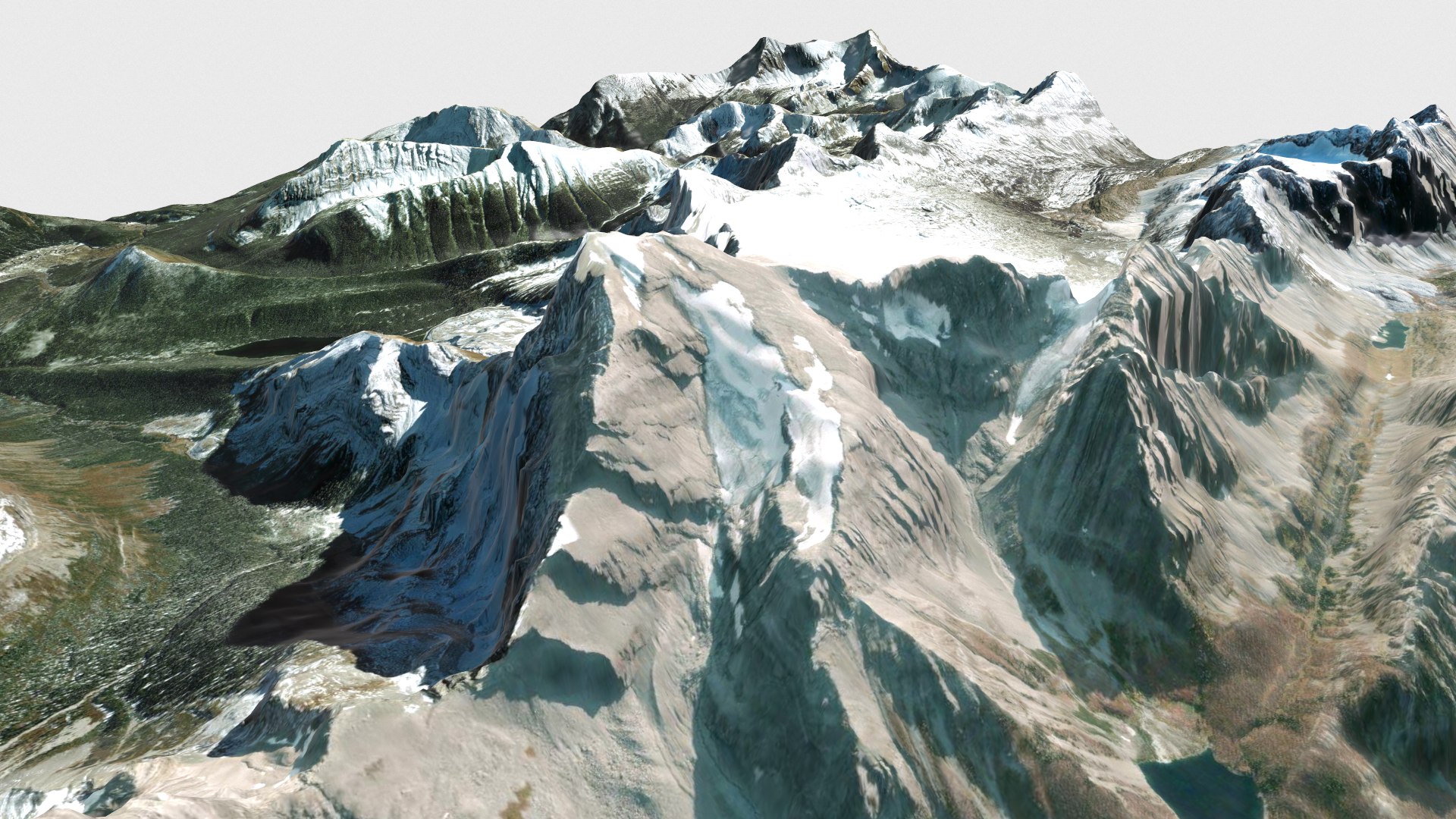 3D model Mount Abruzzi Canada - TurboSquid 2124354