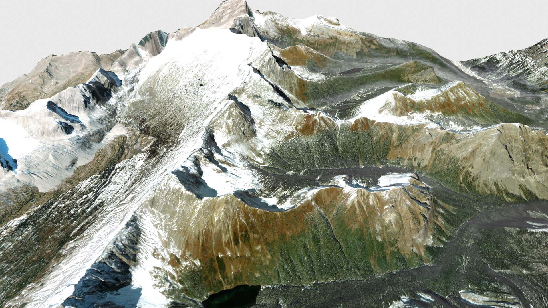 3D model Mount Abruzzi Canada - TurboSquid 2124354
