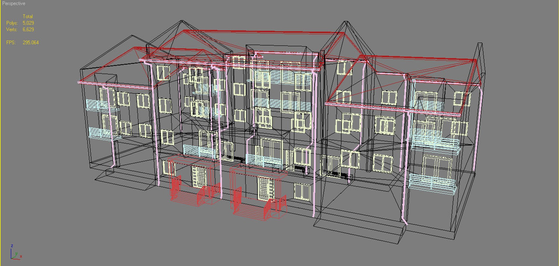 Residential Building 3d Max