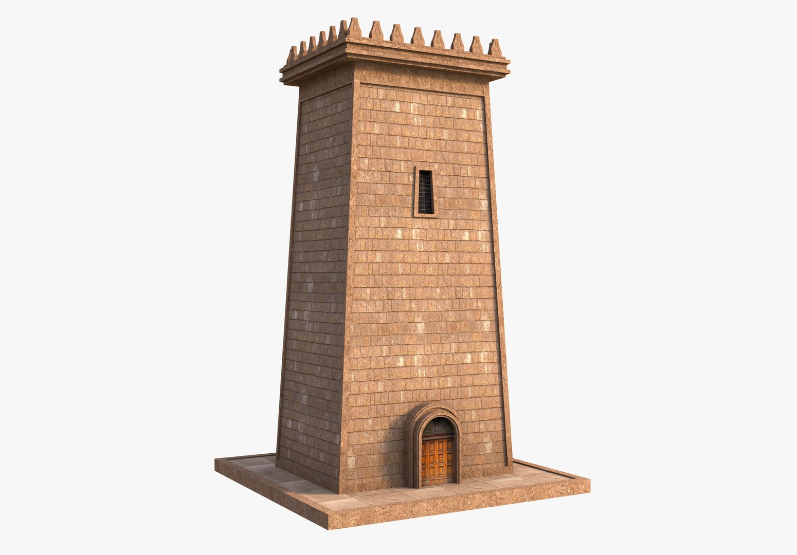 Free Ancient Egyptian Tower Model - TurboSquid 2467847