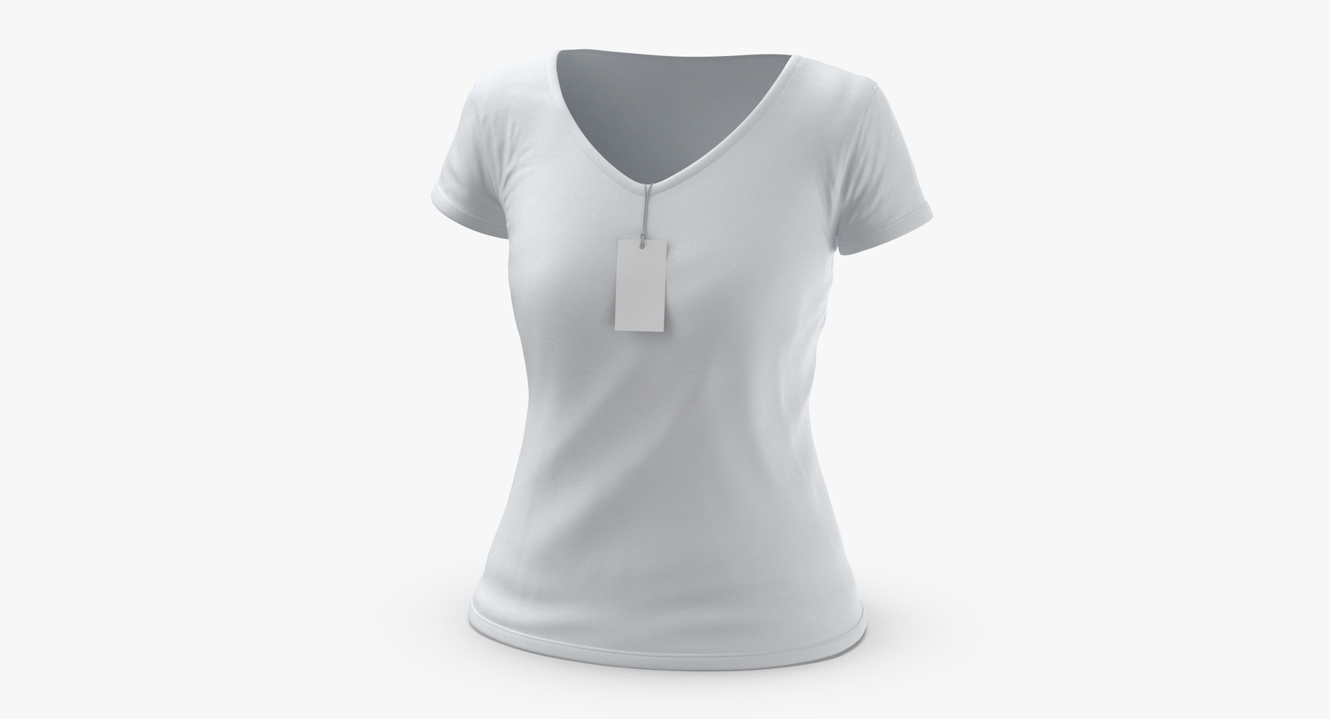 Female V Neck Worn 3D - TurboSquid 1194635