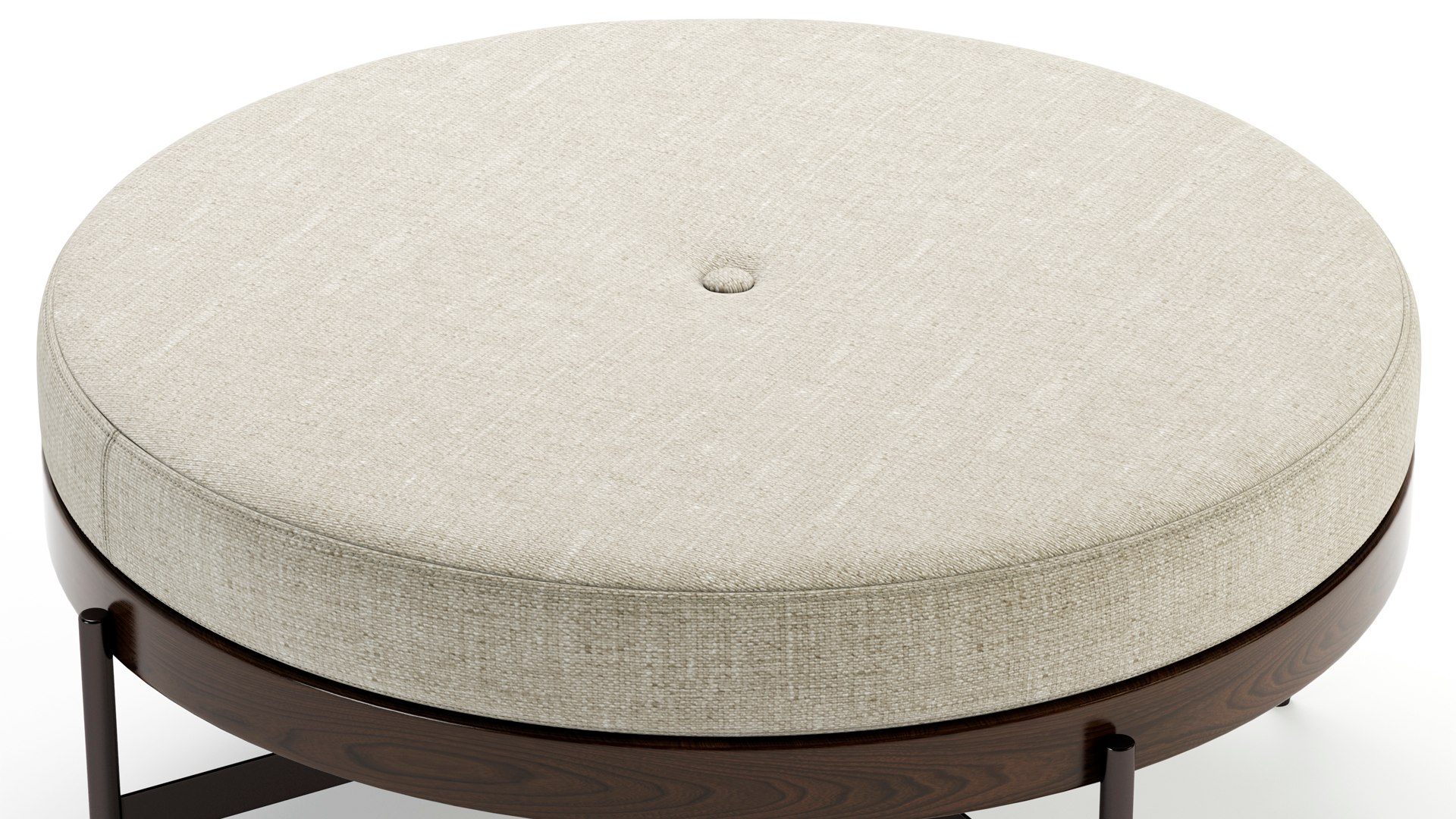 Edwyn Round Ottoman by Four Hands 3D model - TurboSquid 2145887