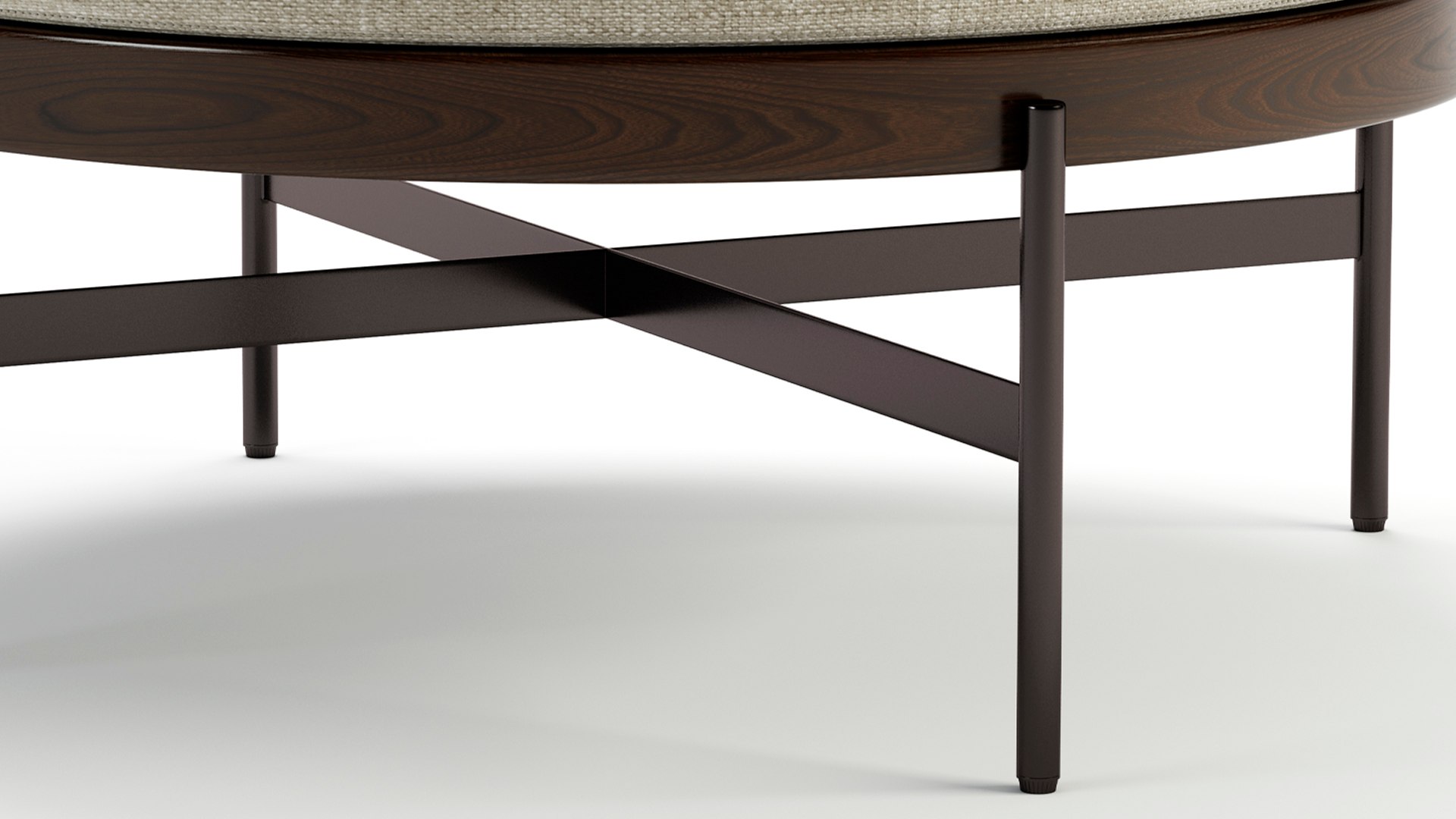 Edwyn Round Ottoman by Four Hands 3D model - TurboSquid 2145887
