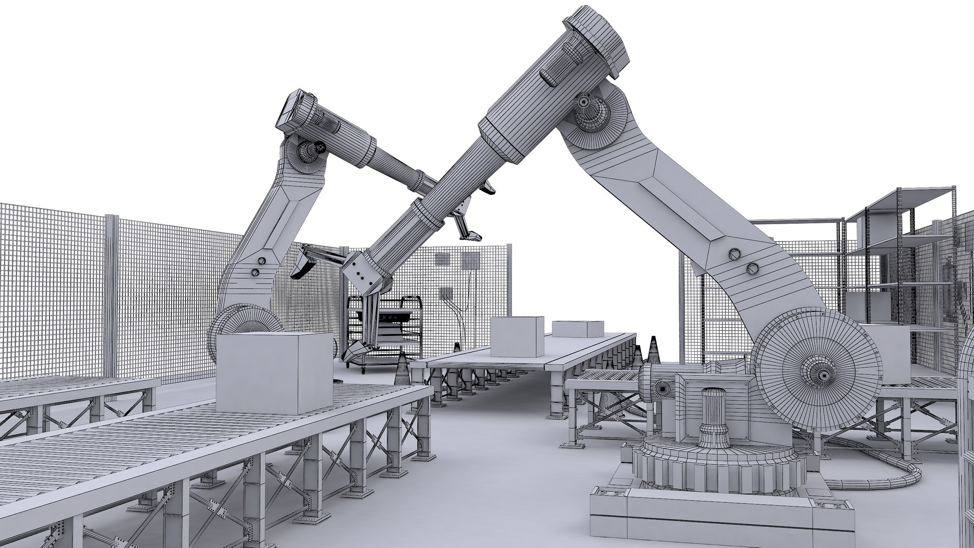 3D Robot Automation Cell - TurboSquid 1713125