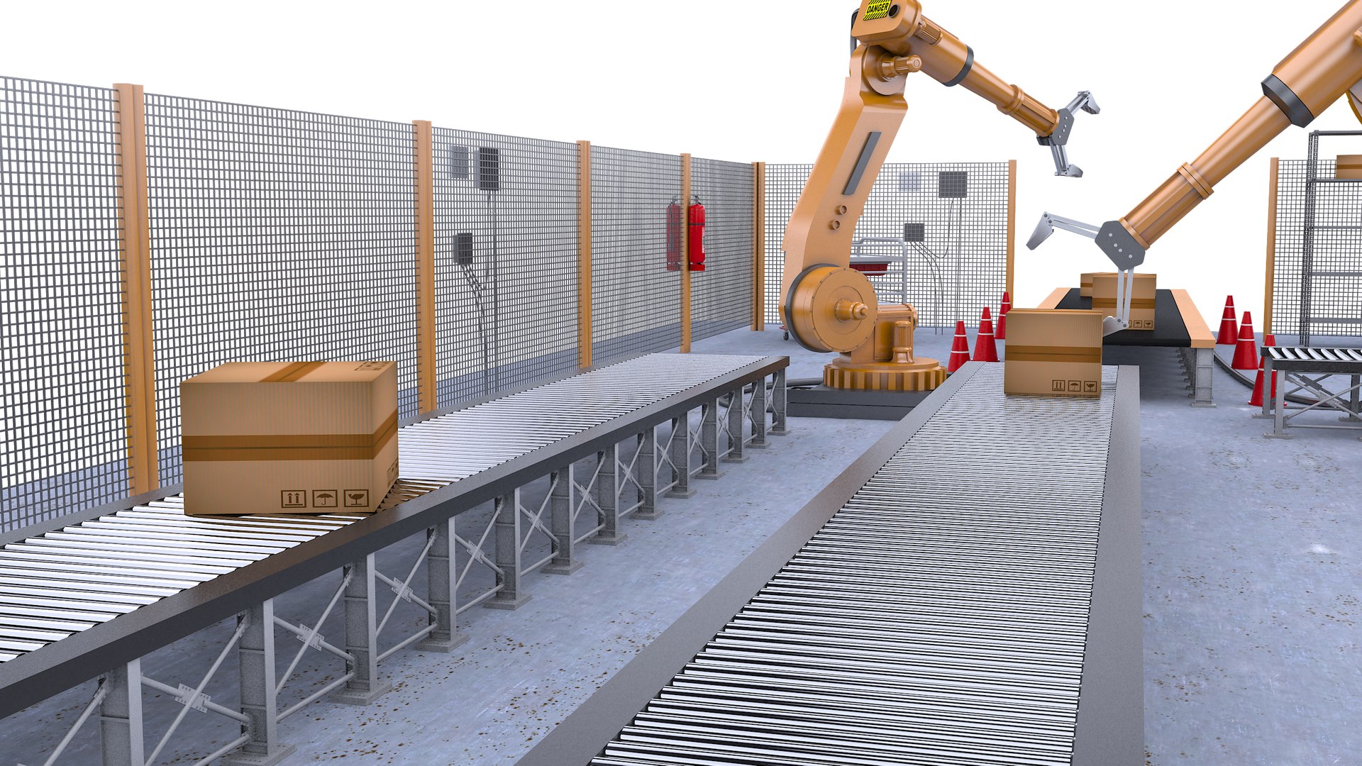 3D Robot Automation Cell - TurboSquid 1713125