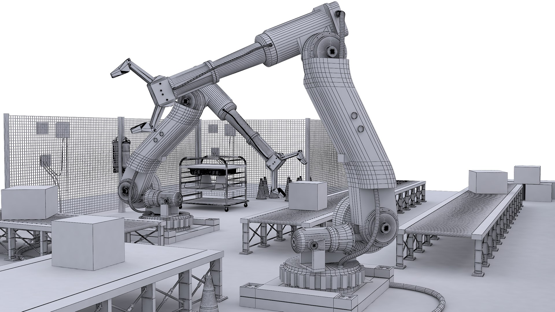 3D Robot Automation Cell - TurboSquid 1713125