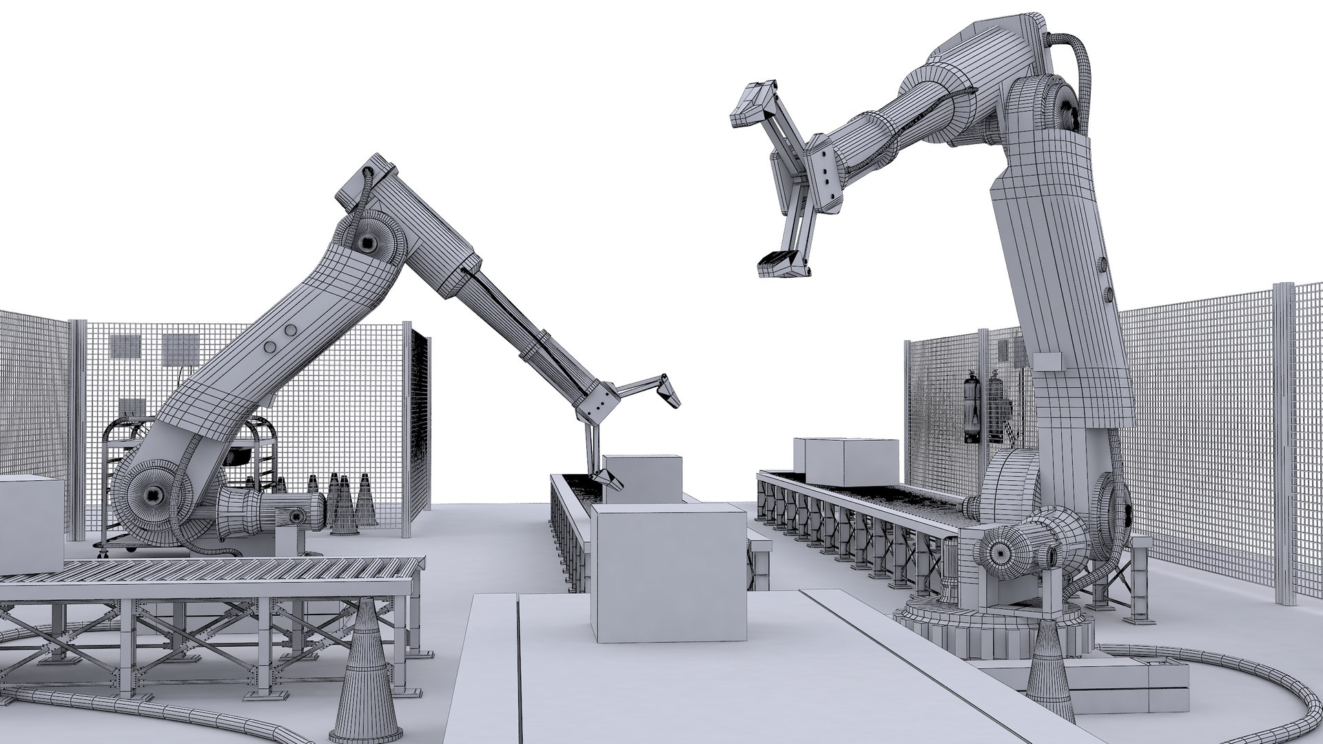 3D Robot Automation Cell - TurboSquid 1713125