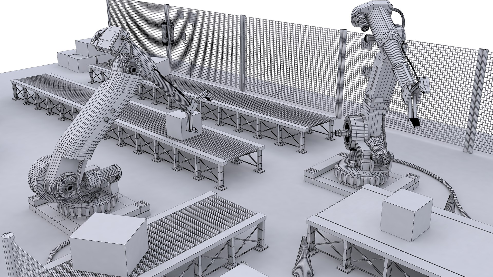 3D Robot Automation Cell - TurboSquid 1713125