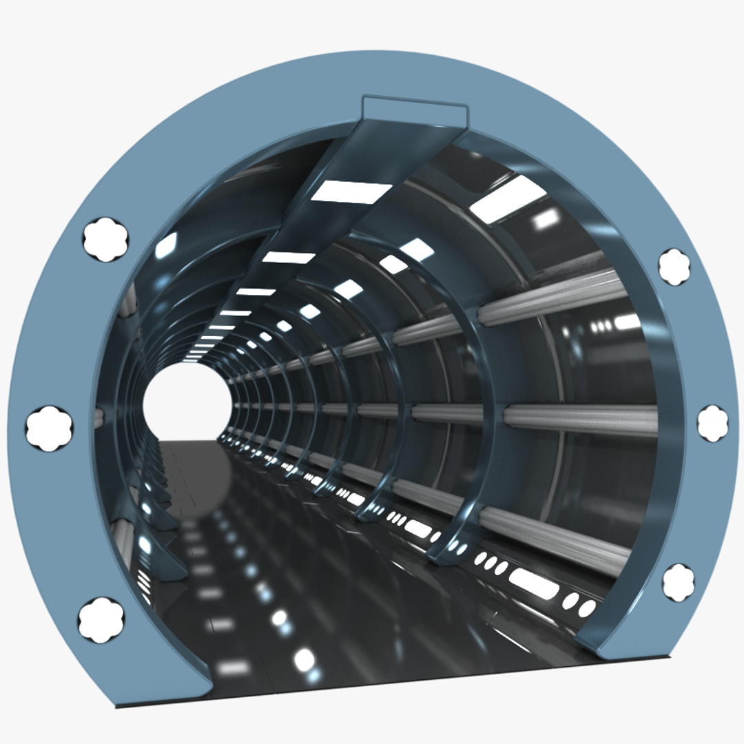 s futuristic corridor