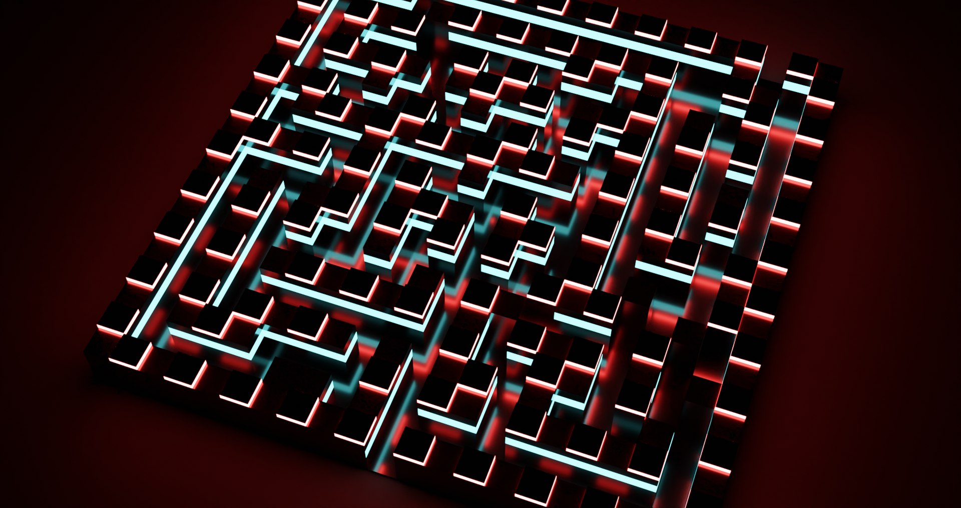 3D Cyber Maze V1 Model - TurboSquid 1893493