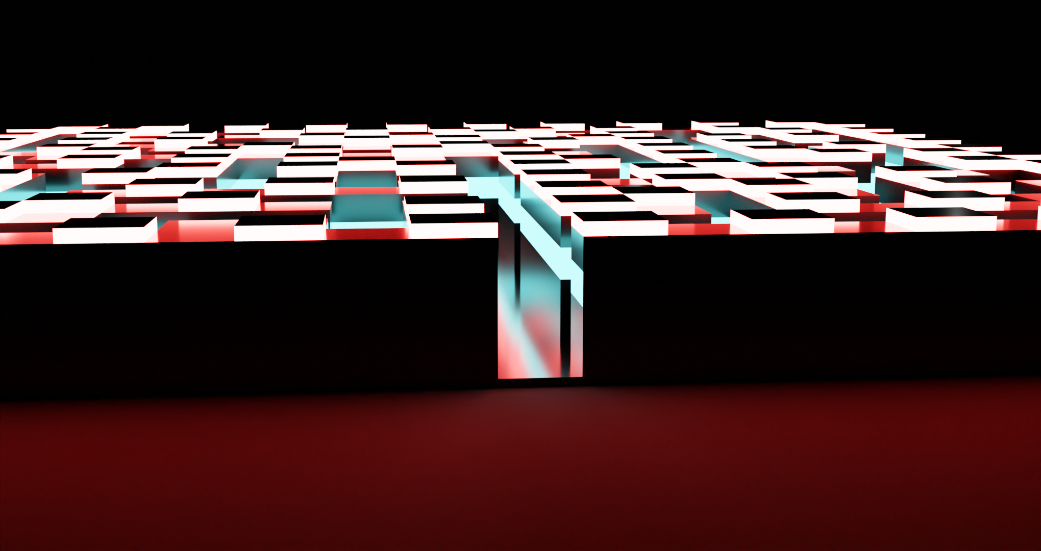 3D Cyber Maze v1 model - TurboSquid 1893493