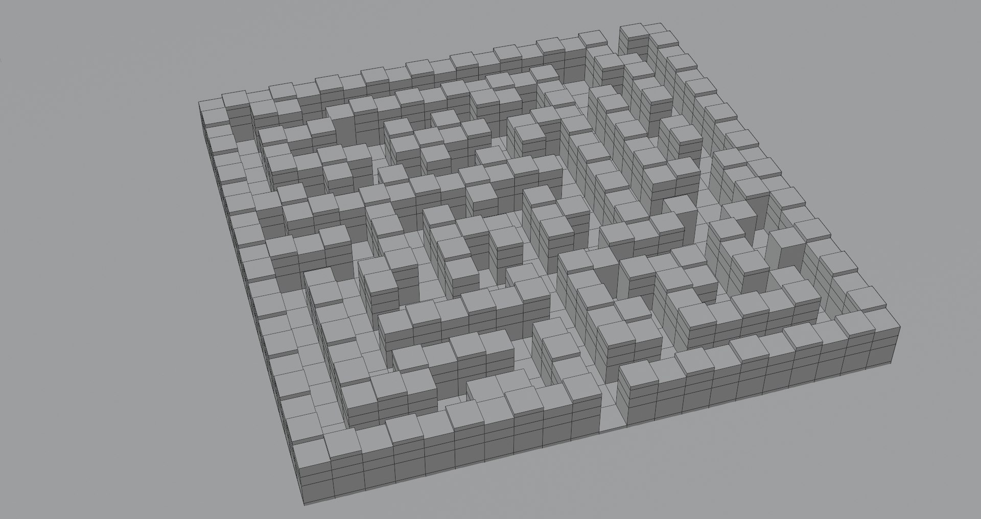 3D Cyber Maze V1 Model - TurboSquid 1893493