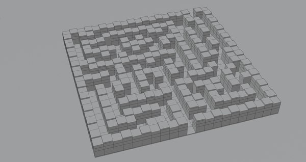 3D Cyber Maze v1 model - TurboSquid 1893493