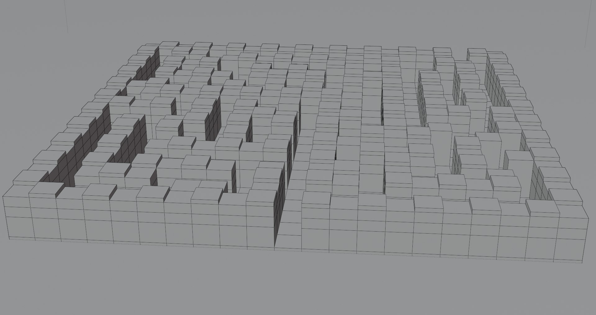 3D Cyber Maze V1 Model - TurboSquid 1893493