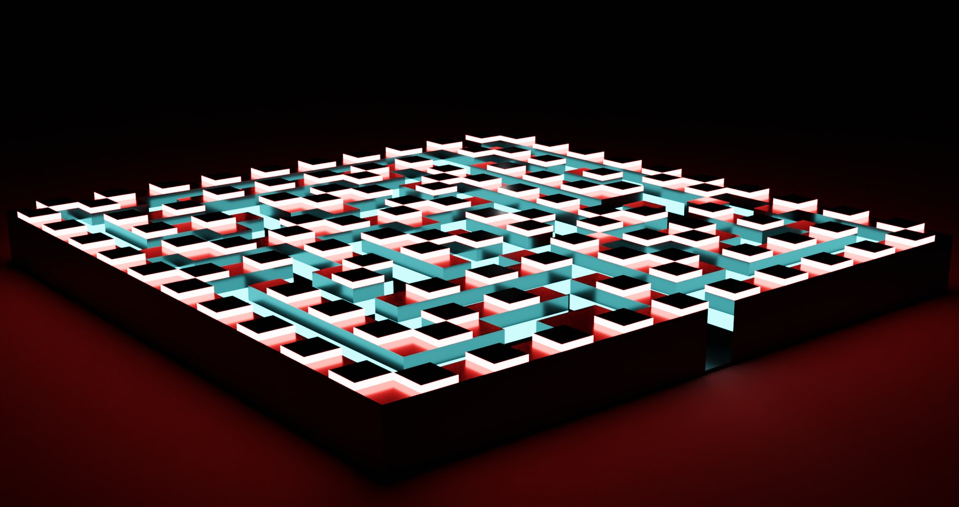 3D Cyber Maze V1 Model - TurboSquid 1893493