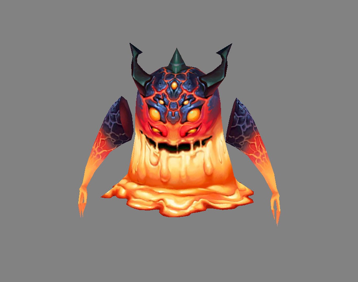 Devil Lava Monster 3D - TurboSquid 1712249