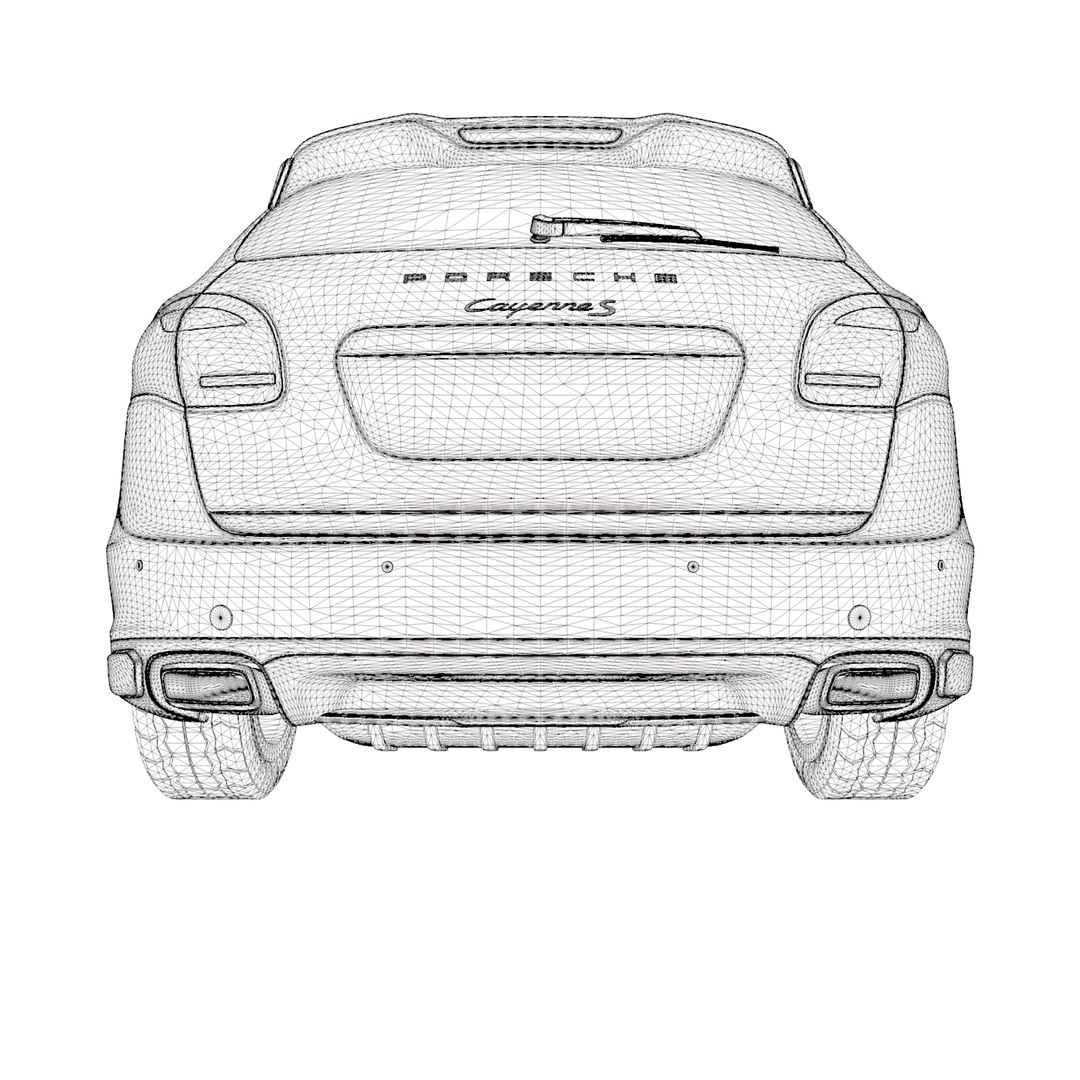 Porsche Cayenne Type 958 S Hybrid - 2010 3D model - TurboSquid 2137468