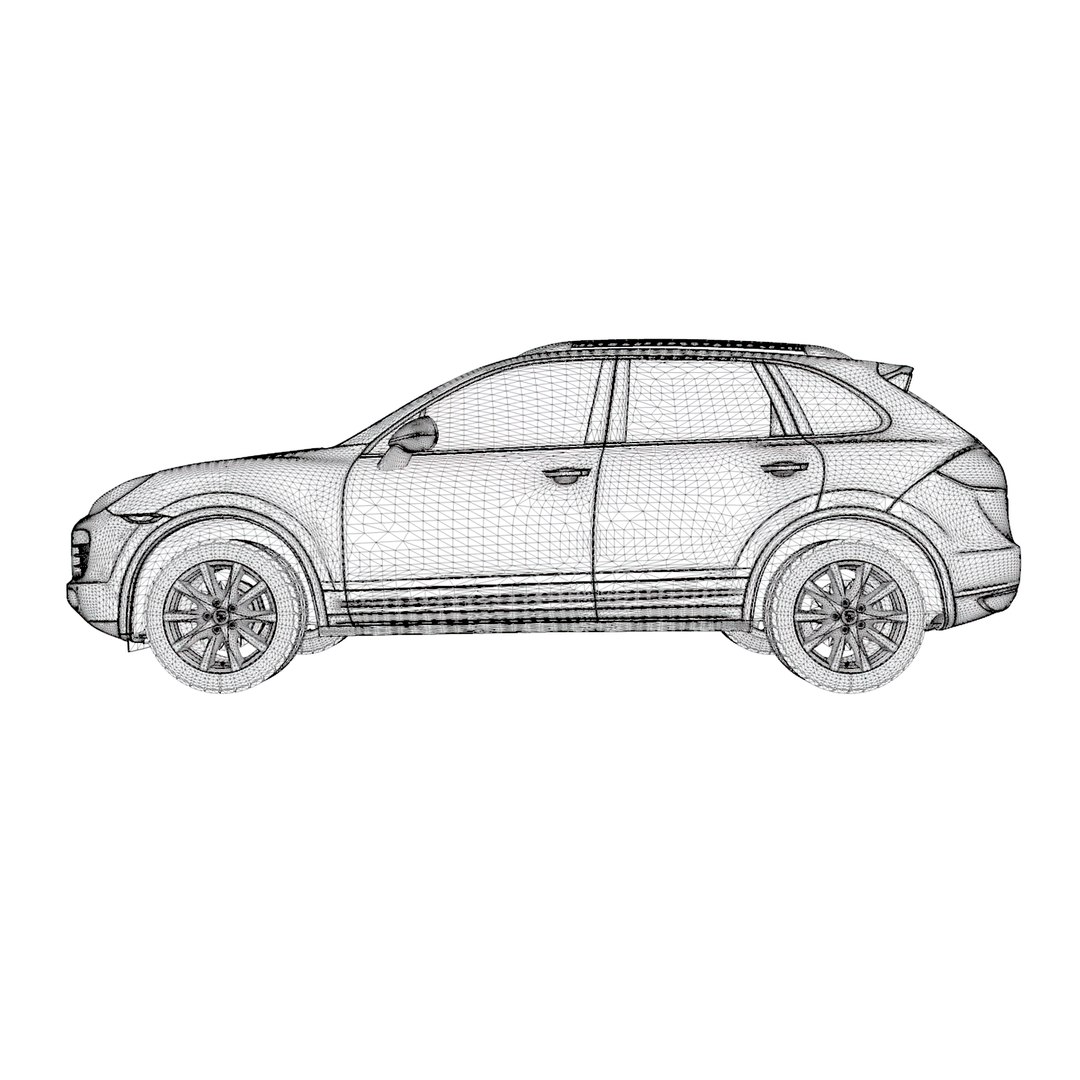 Porsche Cayenne Type 958 S Hybrid - 2010 3D model - TurboSquid 2137468