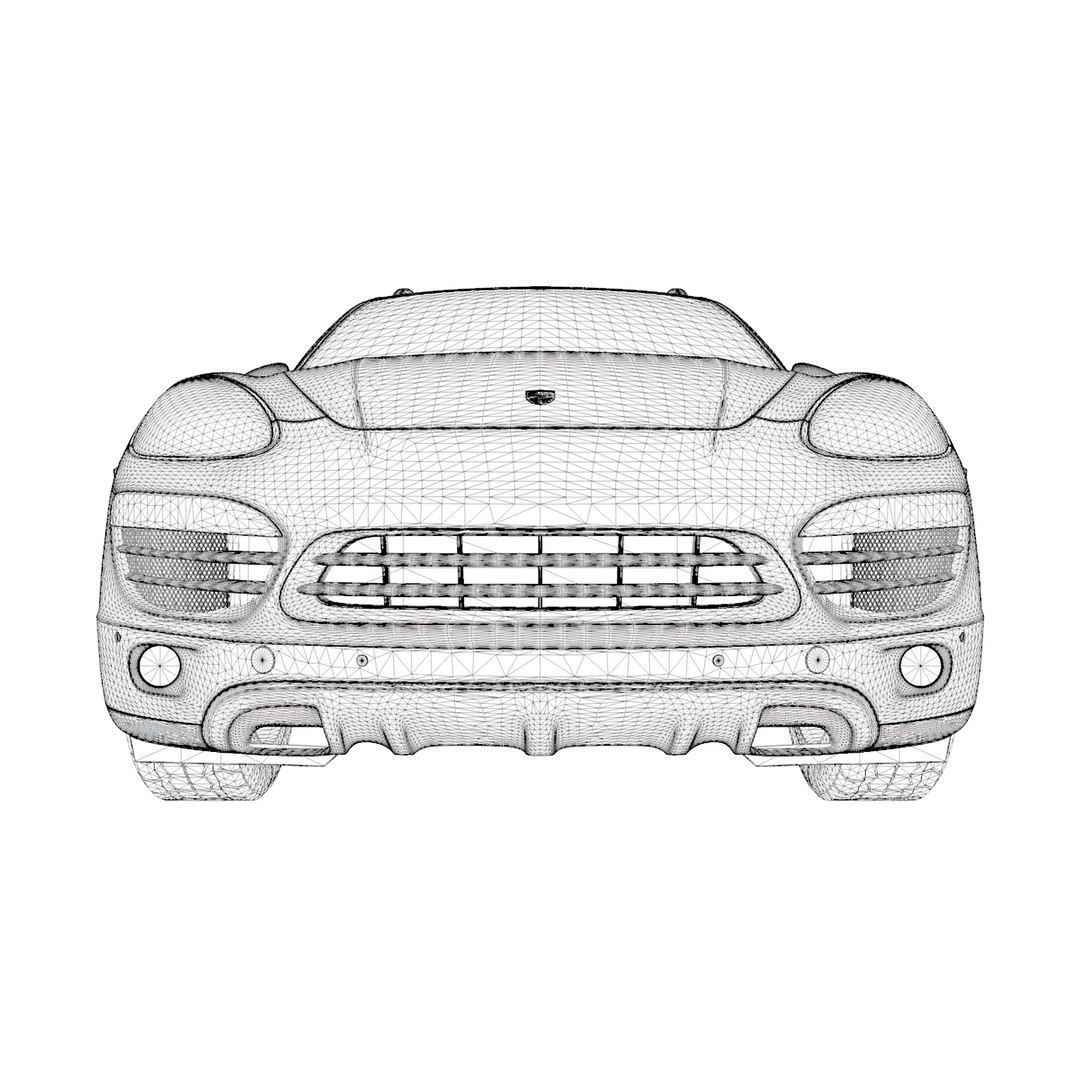 Porsche Cayenne Type 958 S Hybrid - 2010 3D model - TurboSquid 2137468