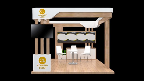 Stand 3x3 3D-Modell - TurboSquid 1383471