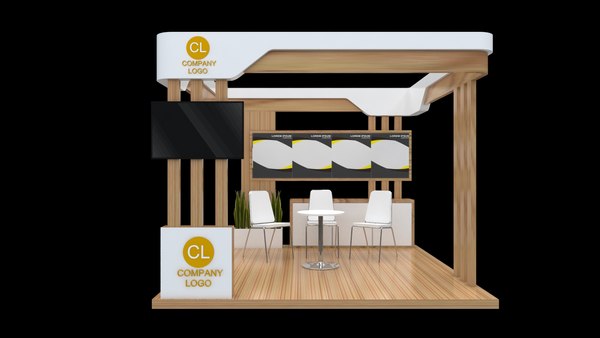 modelo 3d Stand 3x3 - TurboSquid 1383471