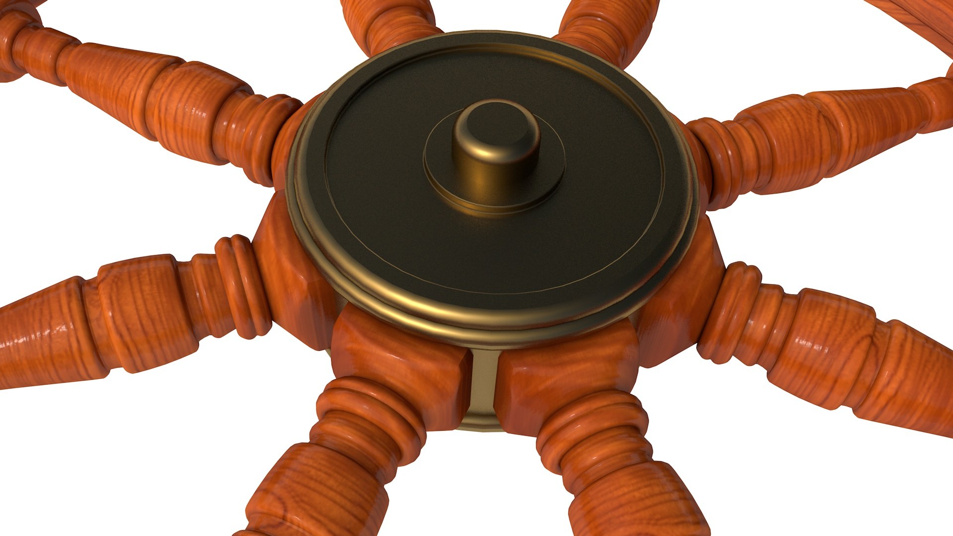 3D Model Wooden Helm Wheel - TurboSquid 1832374