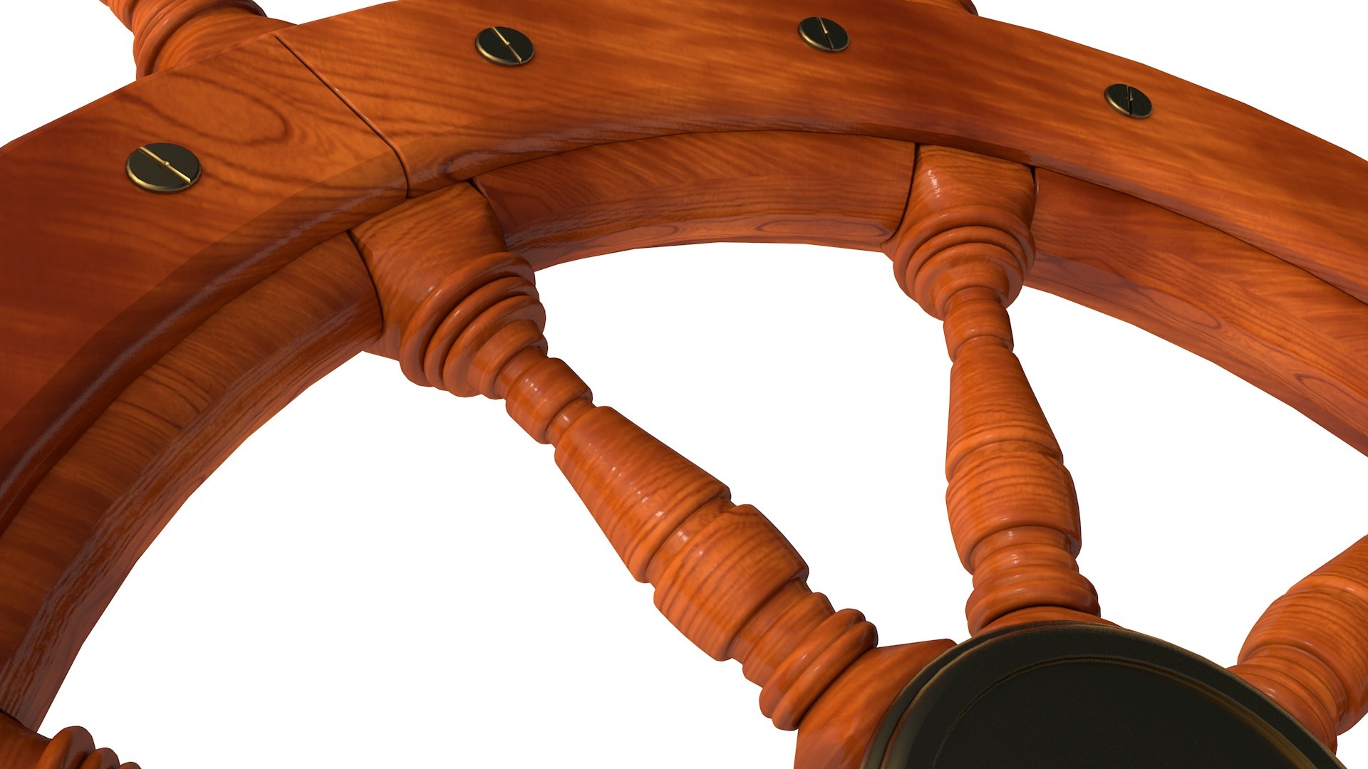 3D Model Wooden Helm Wheel - TurboSquid 1832374