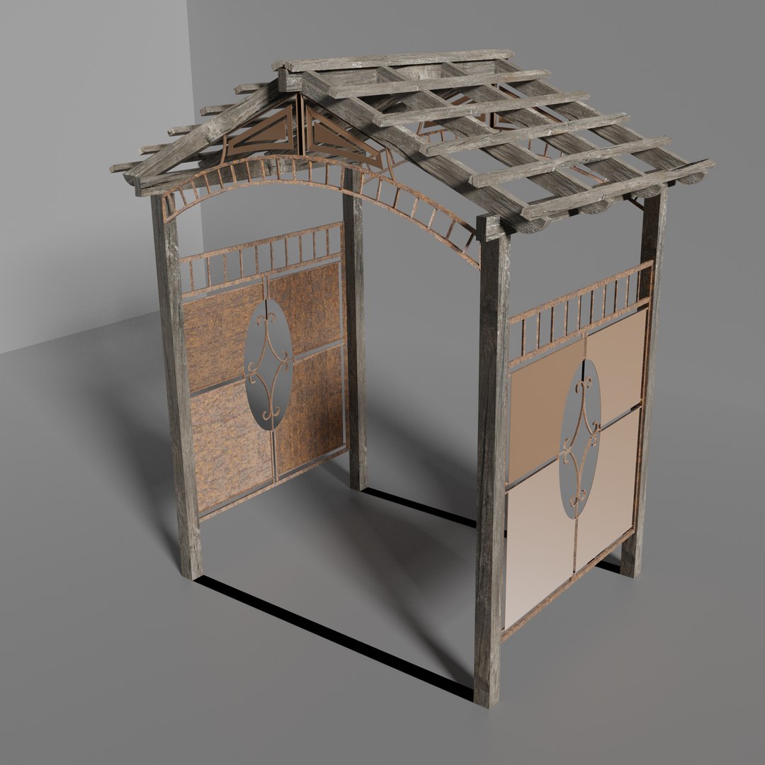 3D Arbor 3 - TurboSquid 2054241