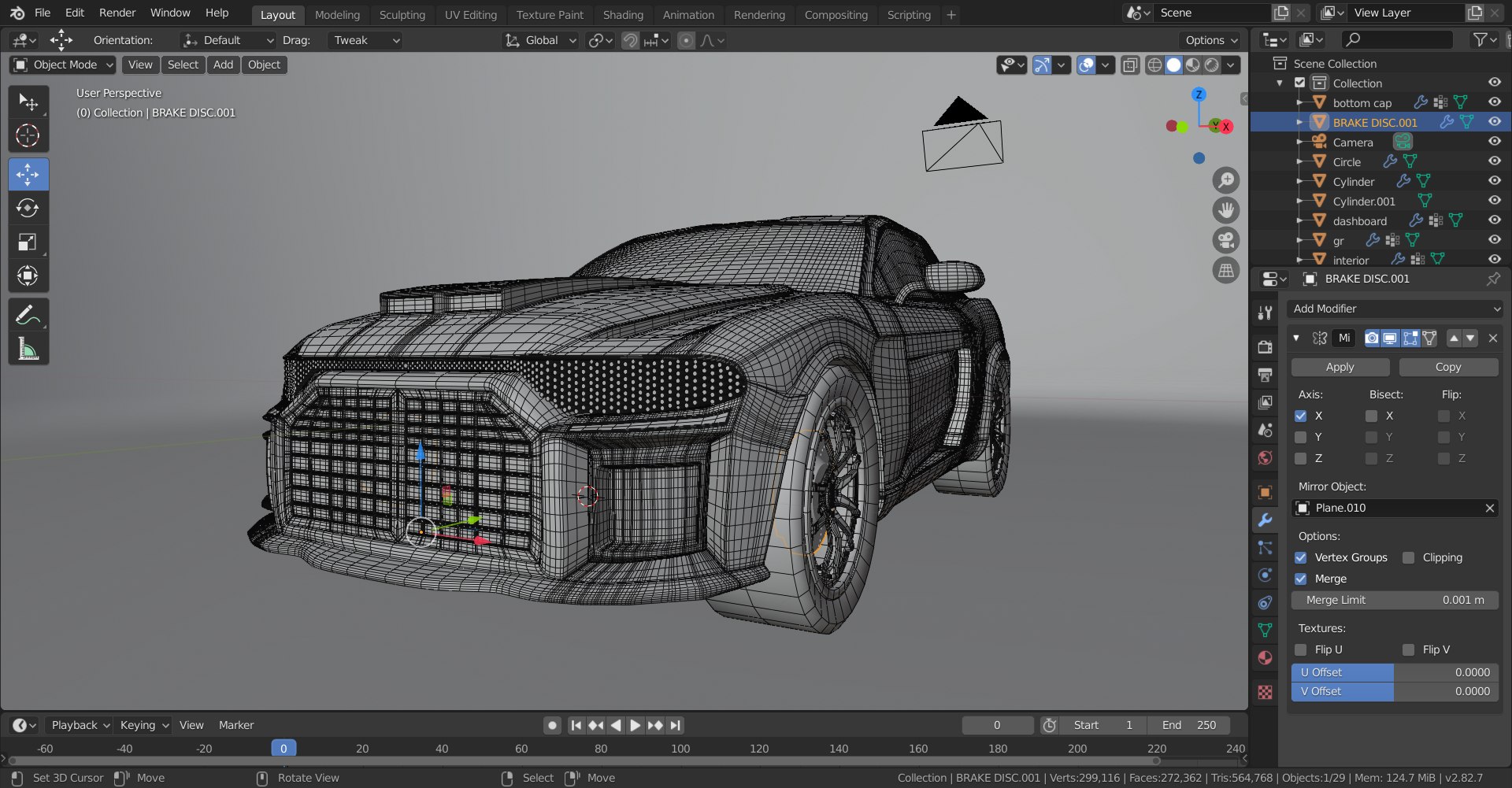 3D generic muscle car model - TurboSquid 1543825