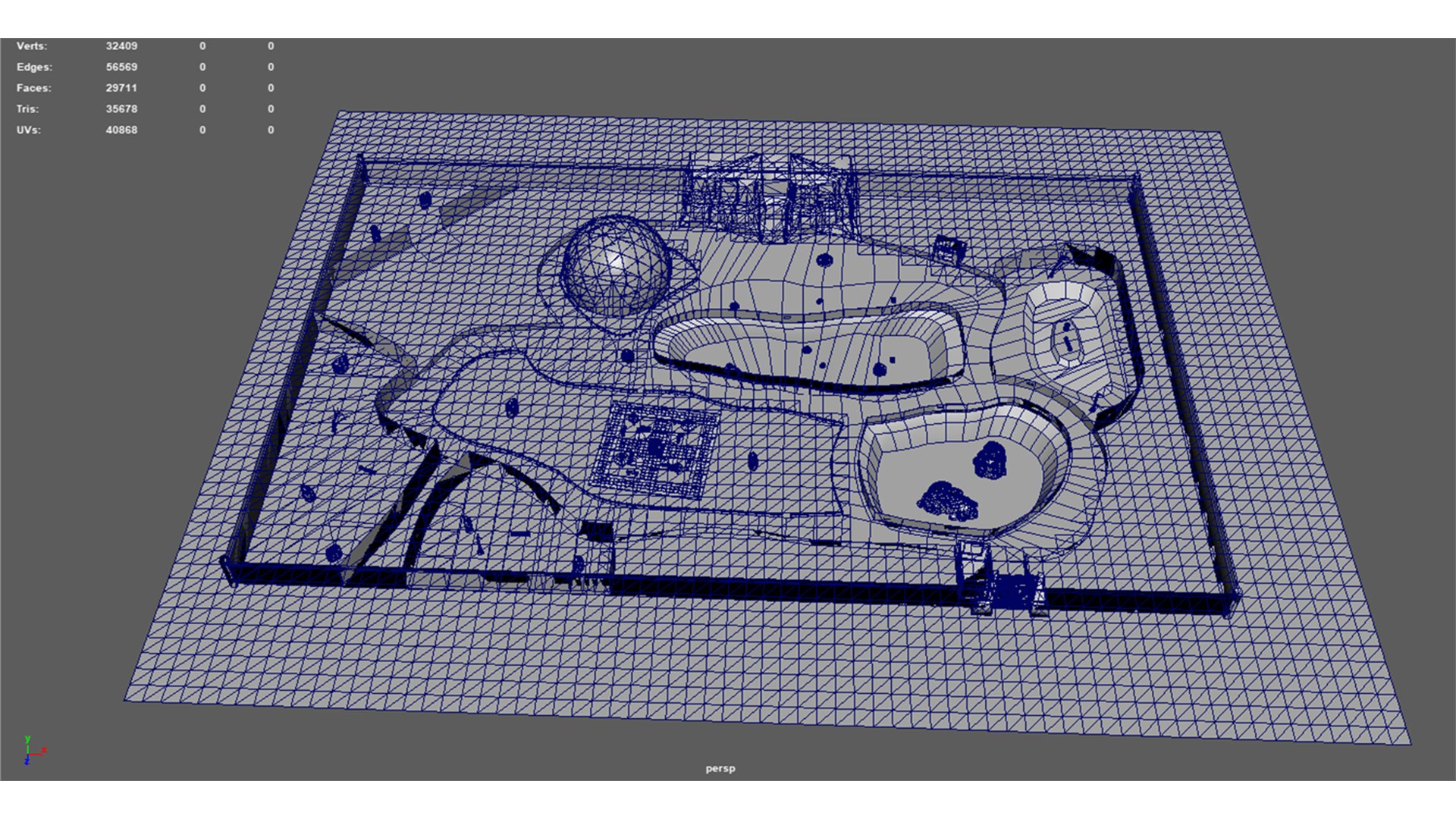 3D Low Poly Zoo Environment Model - TurboSquid 1714826