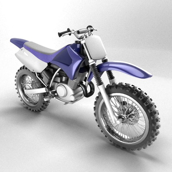 moto motocross 3d model