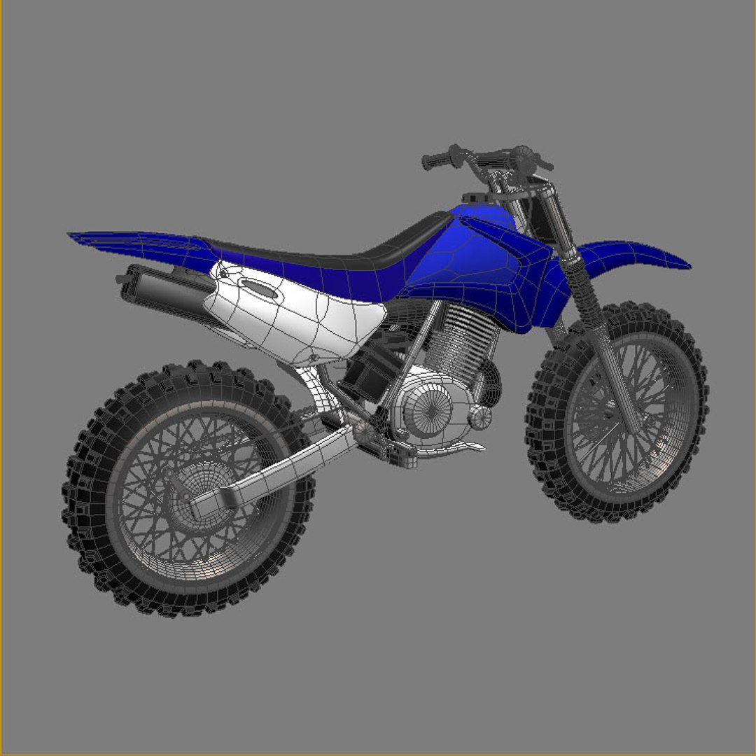 3d Model Motocross Bike