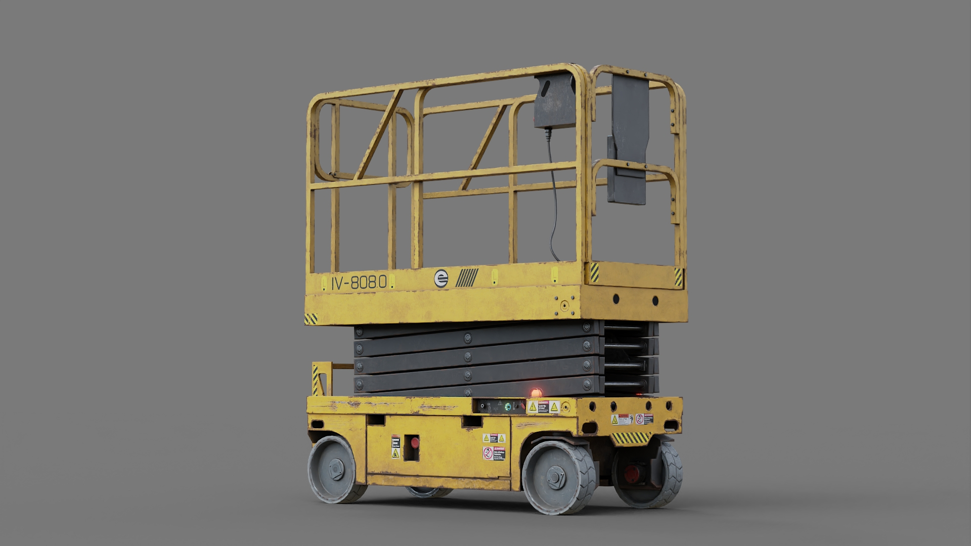 3D Animated Scissor Lift Realtime - TurboSquid 2218664