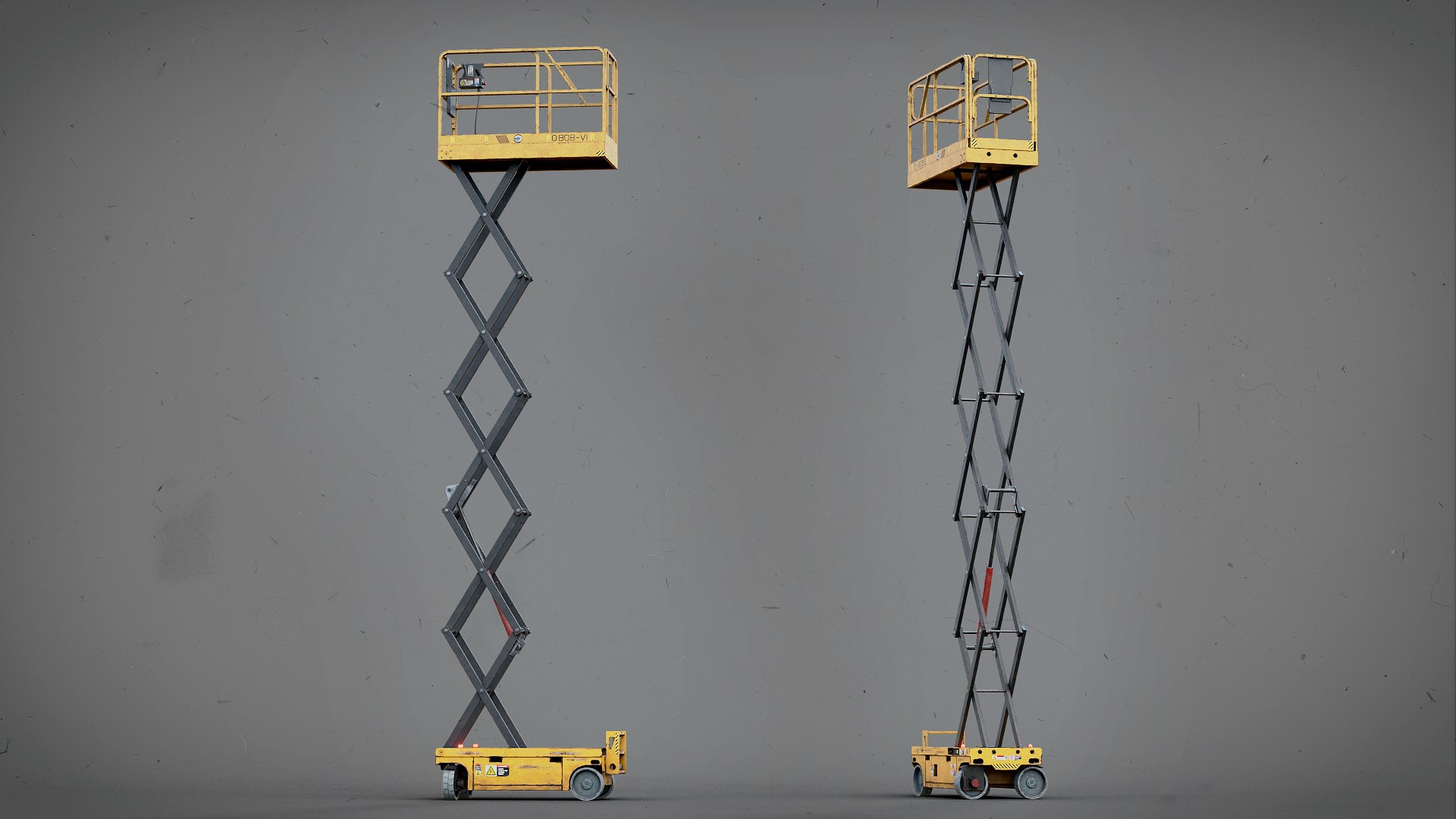 3D Animated Scissor Lift Realtime - TurboSquid 2218664