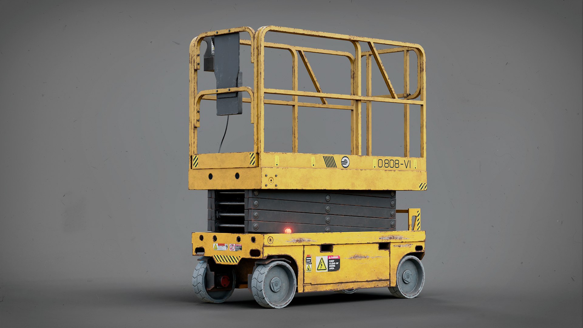3D Animated Scissor Lift Realtime - TurboSquid 2218664