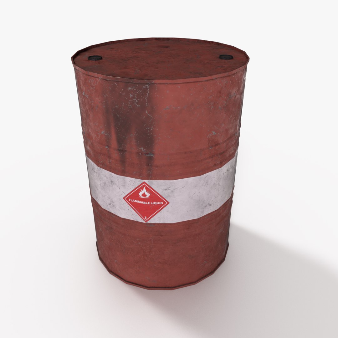 3D barrel games metallic - TurboSquid 1283788