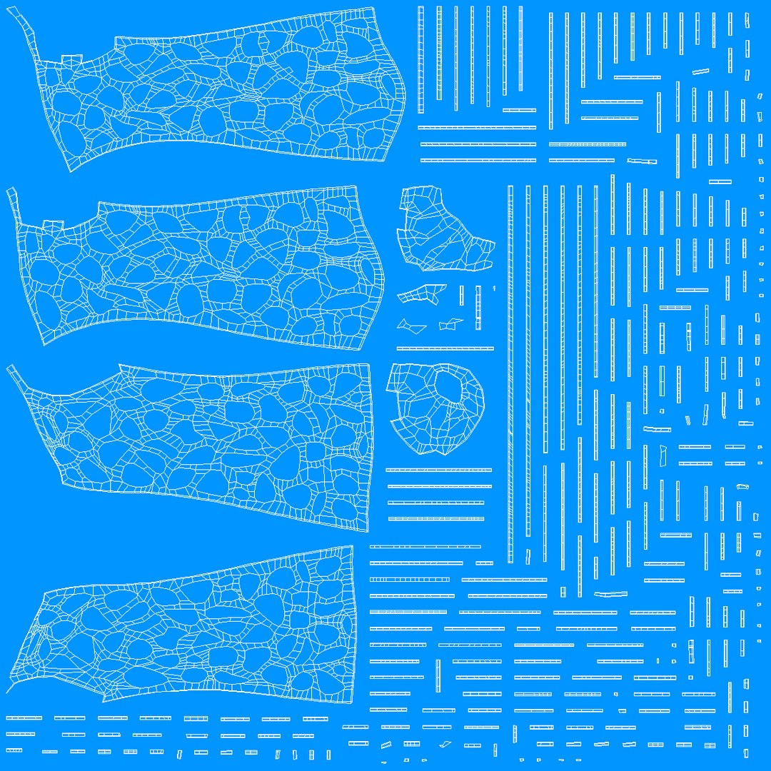 3D 3D-Printed Orthopedic Cast Hand Blue - TurboSquid 1900338
