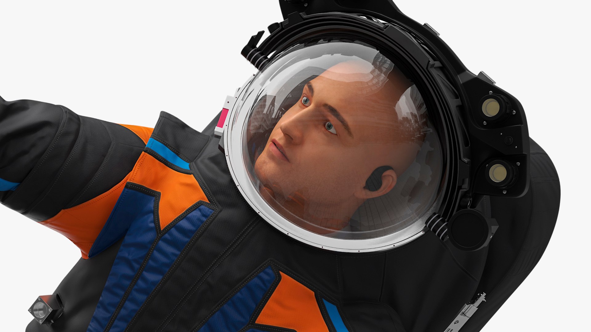 Astronaut Falling Pose 3D Model - TurboSquid 2282236