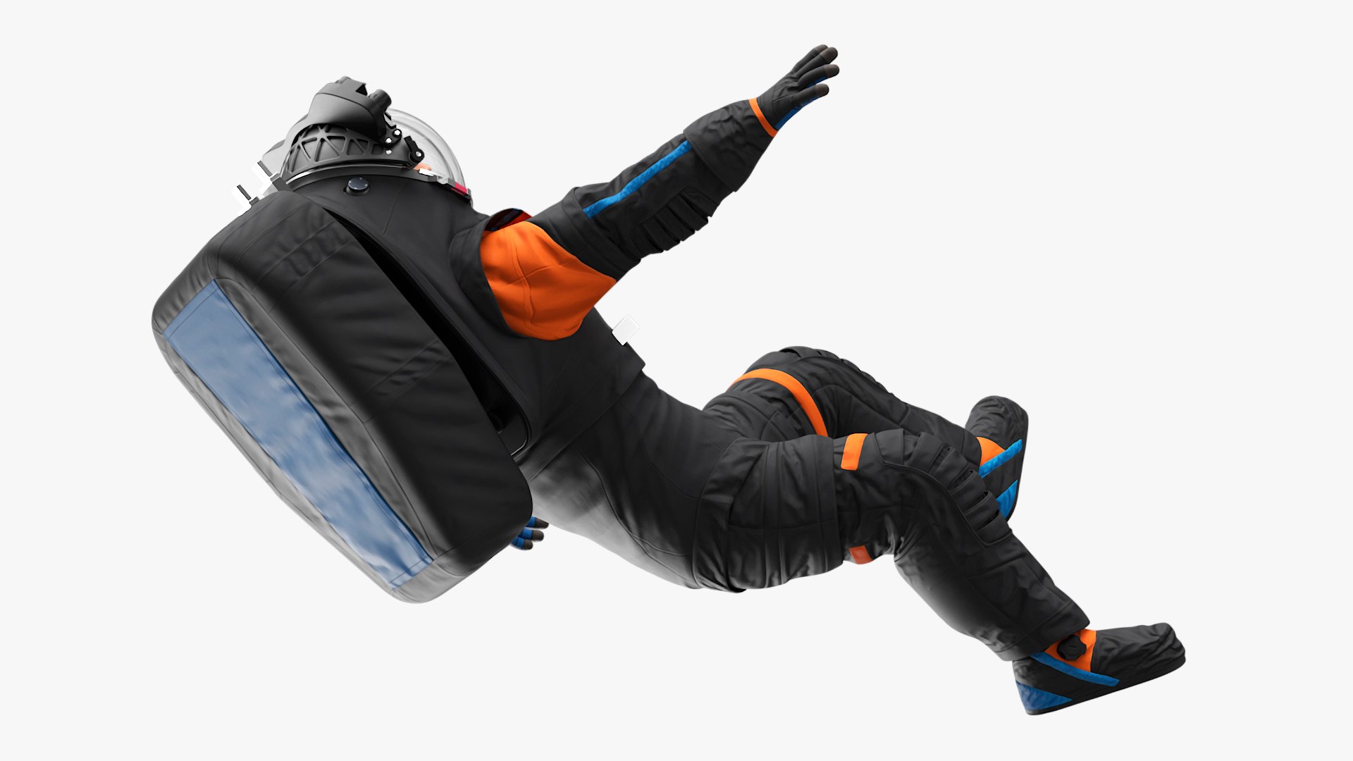 Astronaut Falling Pose 3D Model - TurboSquid 2282236