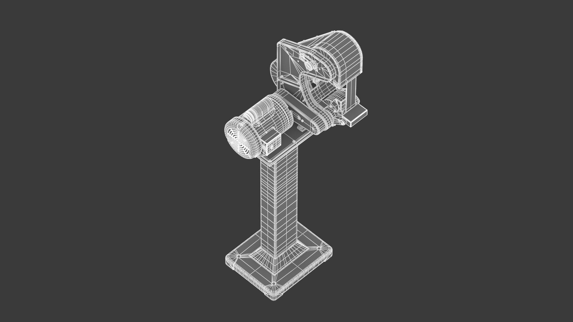 Garage Three Wheel Belt Grinder Model - TurboSquid 2372267