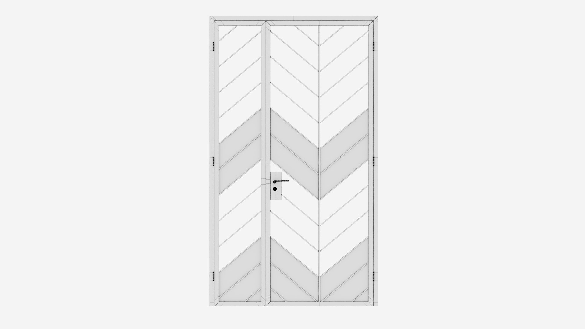 Aluminium Door 25 3D Model - TurboSquid 2008737